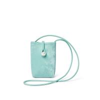 China Vintage Women's genuine leather bag Velvet Satin Cowhide Phone Case bag cell phone bag mini shoulder crossbody bag China supplier wholesale for sale