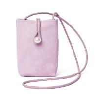 China Vintage Women's genuine leather bag Velvet Satin Cowhide Phone Case bag cell phone bag mini shoulder crossbody bag China supplier wholesale for sale