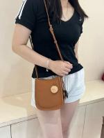 China Wome's genuine leather cell phone bag Top-Grain Cowhide Zipper Phone Bag mini shoulder crossbody bag mobile phone bag China supplier wholesale for sale
