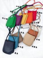 China Wome's genuine leather cell phone bag Top-Grain Cowhide Zipper Phone Bag mini shoulder crossbody bag mobile phone bag China supplier wholesale for sale