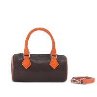 China Women's genuine leather handbag Lamb Cashmere with Vegetable-Tanned Cowhide Small Bucket Bag shoulder bag crossbody bag China supplier wholesale for sale