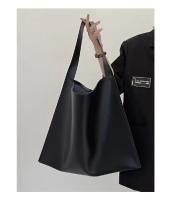 China Men & women's genuine leather tote bag Top-grain cowhide color-blocking wide-strap single-shoulder tote bag (unisex) big shoulder bag underarm bag China supplier wholesale for sale