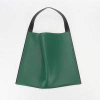 China Men & women's genuine leather tote bag Top-grain cowhide color-blocking wide-strap single-shoulder tote bag (unisex) big shoulder bag underarm bag China supplier wholesale for sale