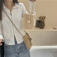 China Lamb Wool Phone Bag Mini Crossbody Pouch phone bag cell phone bag mini genuine leather shoulder bag crossbody bag OEM factory wholesale for sale