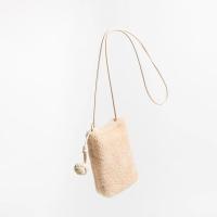 China Lamb Wool Phone Bag Mini Crossbody Pouch phone bag cell phone bag mini genuine leather shoulder bag crossbody bag OEM factory wholesale for sale