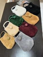 China Lamb Wool Phone Bag Mini Crossbody Pouch phone bag cell phone bag mini genuine leather shoulder bag crossbody bag OEM factory wholesale for sale