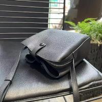 China Top-Grain Full-Grain Cowhide Crossbody Bag women's Mini genuine leather shoulder bag cell phone bag mobile phone bag China OEM factory wholesale for sale