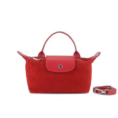 China Women's Mini genuine leather Shoulder bag handbag Shoe Material Nubuck Leather  Bag handbag crossbody bag China factory wholesale for sale