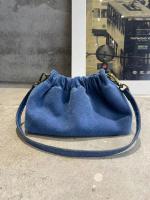 China Top-Grain High-Mercerized Frosted Cowhide Pleated Cloud Bag Mini Women's Genuine leather shoulder bag crossbody bag China supplier wholesale Crossbody Bags for sale