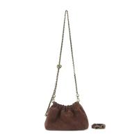 China Top-Grain High-Mercerized Frosted Cowhide Pleated Cloud Bag Mini Women's Genuine leather shoulder bag crossbody bag China supplier wholesale Crossbody Bags for sale