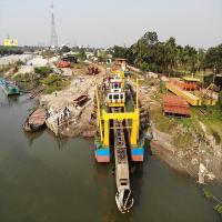 China US 100000/Set Customized Diesel Enigne Hydraulic Dredger with Suction Pump and Anchor Rod for sale