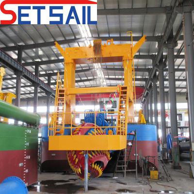 China Underwater Pump Diesel Engine 8inch Cutter Sand Dredger for Lake and Inland Waterway for sale