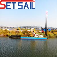 China 1.5m Height Cyclone Type 8 Inch Cutter Suction Dredge Sand Vessel with Anchor Boom for sale