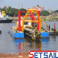 China 1.5m Height Cyclone Type 8 Inch Cutter Suction Dredge Sand Vessel with Anchor Boom for sale