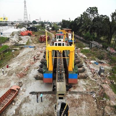 China 160m3-5000m3 Capacity Diesel Engine Cutter Suction Dredger for River Sand and Lake Mud for sale