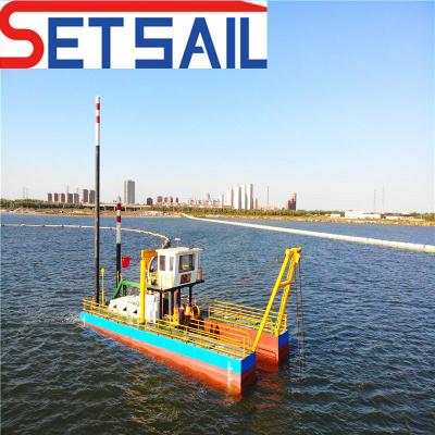 China Customized Hydraulic 8 Inch Cutter Suction Mud Dredger for River Excavation Project for sale