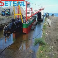 China 8 Inch Diesel Engine Cutter Suction Dredger with Booster Station Lifelong After-sales Service for sale