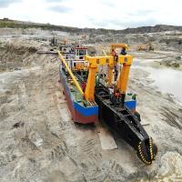 China 30kw-500kw Diesel Cutter Suction Dredger for Customized Water Flow 3500/4000/5000/6000m3 for sale