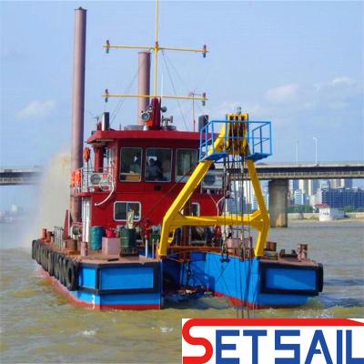 China Disele Engine Pump Cutter Suction Sand Dredger for Nigeria Shipping Cost and Hydraulic for sale