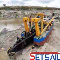 China 68000.000kg Package Gross Weight Diesel Engine Cutter Suction Dredger with Anchor Boom for sale