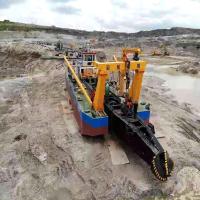 China Lifelong After-sales Service Diesel Cutter Suction Sand Dredger with Rexroth Hydraulic for sale
