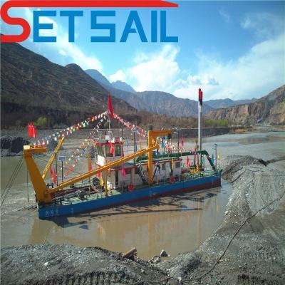 China 2000m3 Water Flow Hydraulic Diesel 12 Inch Cutter Suction Mud Dredger with 50m Head for sale