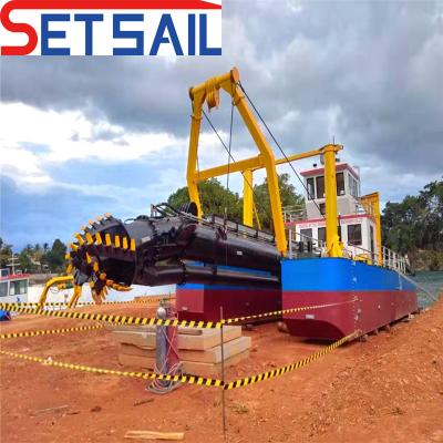 China Hydraulic Sand Dredging Pump Machinery Cutter Suction Dredger with Electric Motor for sale