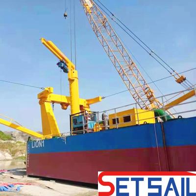 China 16inch Cutter Suction Dredger with Cumins 746kw Main Engine and 2500m3 Water Flow for sale