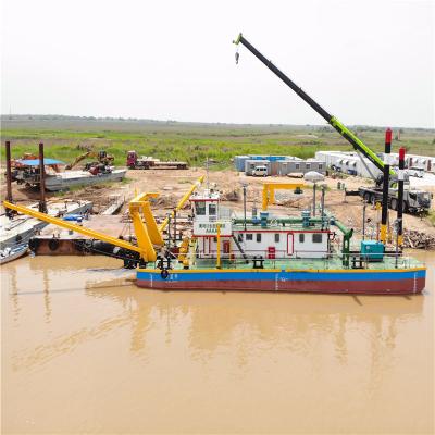 China 6-25mm Side Plate Thickness Hydraulic Cutter Inland Water Cutter Suction Dredger Equipment for sale