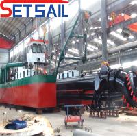 China 70kw-110kw Cutter Power 14 Inch Diesel Engine Hydraulic Control Cutter Suction Dredger for sale
