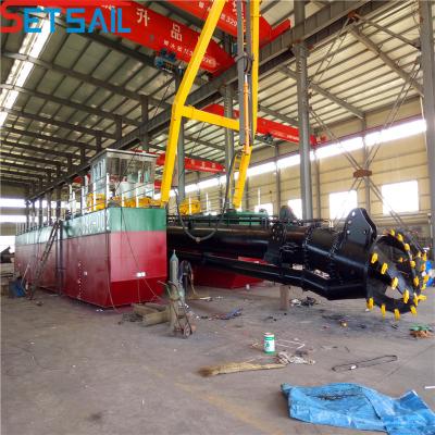 China 14 Inch Cutter Suction Dredger for River Sand Powered by Cumins 447kw Hydraulic Control for sale
