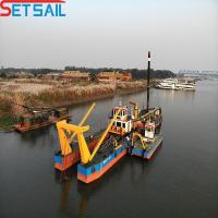 China 14 Inch Cutter Suction Dredger for River Sand Powered by Cumins 447kw Hydraulic Control for sale