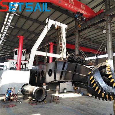 China 11m Maximum Dredging Depth 14 Inch Cutter Suction River Sand Dredger with Shijiazhang Pump for sale