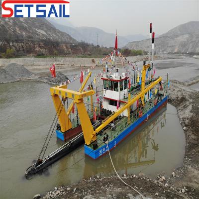 China US Currency Underwater Pump Booster Station Cutter Suction Dredger for Bangladesh for sale