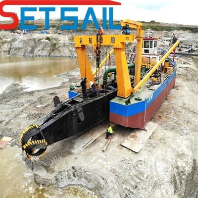 China 500-5000m Discharge Distance Process Lake Mud Cutter Suction Silt Dredger for River Sand for sale