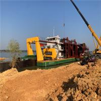 China Full Cutter Suction Dredger with Booster Station 250ND-800ND Pump Size and 39-65m Head for sale