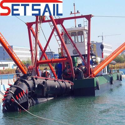 China Siemens Hydraulic Corrosion Resistant 14 Inch Cutter Suction Dredger with Sounder Depth for sale