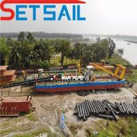 China Total Weight 28-1000t Siemens PLC Cutter Suction Sand Dredging Machine with Anchor Boom for sale