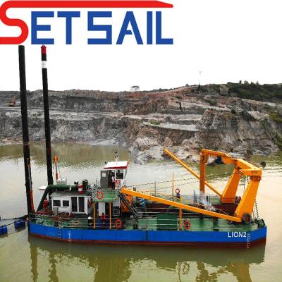 China Customized Request for Hydraulic Cutter Head Diesel Engine Pump Sand Dredging Machine for sale