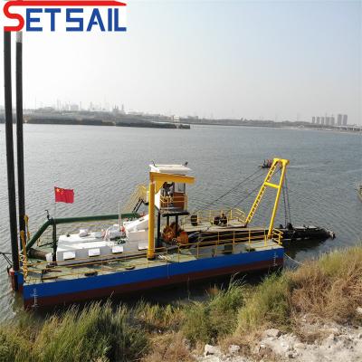 China Shijiazhuang River Sand Pump 12 Inch Cutter Suction Mud Dredger 1450mm Cutter Head for sale