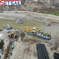 China Shijiazhuang River Sand Pump 12 Inch Cutter Suction Mud Dredger 1450mm Cutter Head for sale