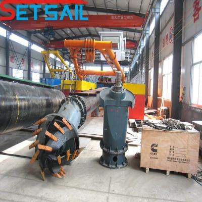 China 12 Inch Cutter Suction Dredger Used for Sand Extraction in River Total Height 2 Meter for sale