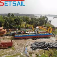 China Shijiazhuang Sand Pump Rexroth Hydraulic 12 Inch Cutter Suction Dredger for River Mud for sale