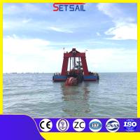 China 12 Inch Cutter Suction Sand Dredger with Carriage Cumins 200kw Auxiliary Engine Power for sale