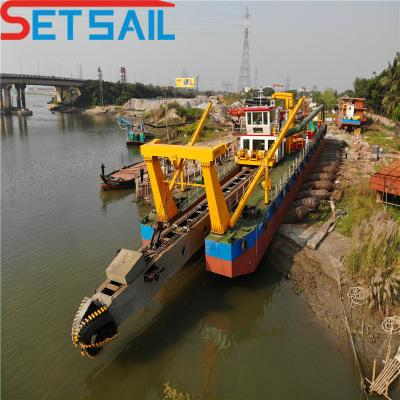 China Customized Diesel Engine 12 Inch Cutter Suction Dredger for River Sand Extraction for sale
