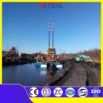 China High Capacity 12 Inch Cutter Suction Sand Pump Dredger for Dredging Depth of 12 Meters for sale
