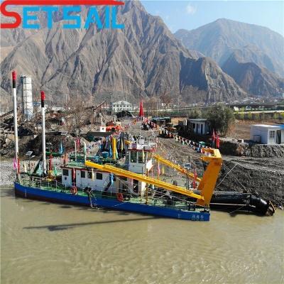 China Rexroth Hydraulic Deck Crane Suction Sand Dredging Machinery with Cutter Full Payment for sale