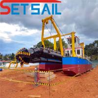 China Cutter Suction Dredger in River with Auxiliary Engine Power of Cummins 100kw-2000kw for sale