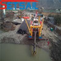 China Cutter Suction Dredger in River with Auxiliary Engine Power of Cummins 100kw-2000kw for sale