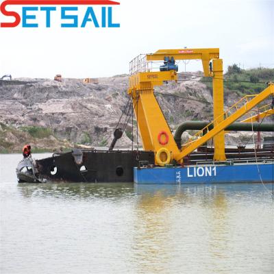 China Cutter Head Power 108kw Diesel Engine 12 Inch Cutter Suction Dredger with Siemens PLC for sale
